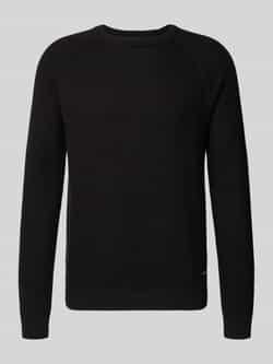 Joop Strickpullover mit gerippten Abschl&uuml;ssen Modell Nadion