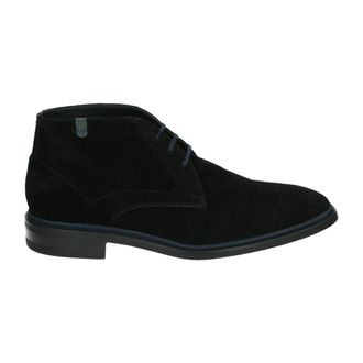 Floris Van Bommel Business Mid Wildlederschuh Schwarz - - Shoes - Herren - Schwarzk - 47 EU