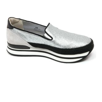 Hogan Stylische Mokassin-Schuhe - - Shoes - Damen - Grau - 40 EU