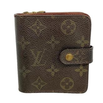 Louis Vuitton Portefeuille pliable Pre-owned Vintage en toile - Femme - Pre-owned - Brun - Taille: ONE Size