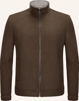 Milestone Jacke Mskennedy Im Materialmix braun