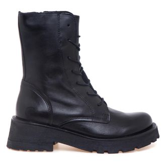 Felmini Femme, Chaussures, Noir, Taille: 36 EU Botte &agrave; lacets Anilex