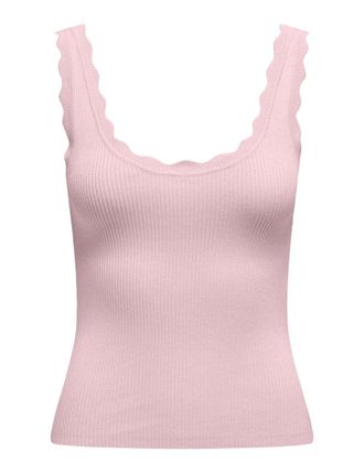 Jacqueline de Yong Jdynanna S/L Scallop Edge Top KNT Noos