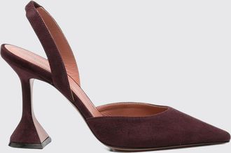 Amina Muaddi Absatzschuhe Damen Farbe Burgunderrot
