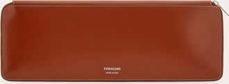 Ferragamo Herren Krawattenetui Braun