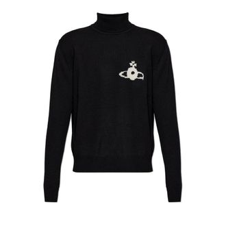 Vivienne Westwood Wollrollkragenpullover Mark - - Knitwear - Herren - Schwarzk - XL