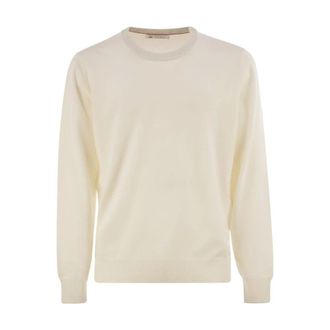 Brunello Cucinelli Pull &agrave; col rond - Homme - Pulls - Beige - Taille: 4XL