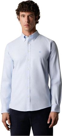 Brooks Brothers Homme, Chemises, Bleu, Taille: XL Chemise Oxford Coupe Slim Boutonn&eacute;e Non-Iron