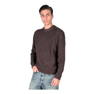 Daniele Fiesoli Homme, Pulls, Brun, Taille: XL Pullover Girocollo