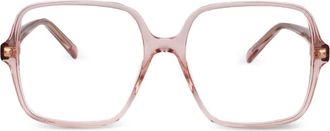 Gucci lunettes de vue à monture carrée - Rose