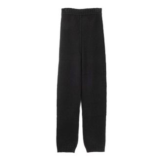 Rick Owens Cashmere Knit Trousers - Black