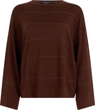 Fabiana Filippi Femme, Pulls, Brun, Taille: 40 FR Hauts