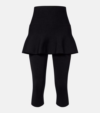Alaia Ala&iuml;a Cropped-Leggings