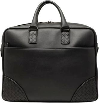 Bottega Veneta Sac daffaires Pre-owned - Femme - Pre-owned - Noir - Taille: ONE Size
