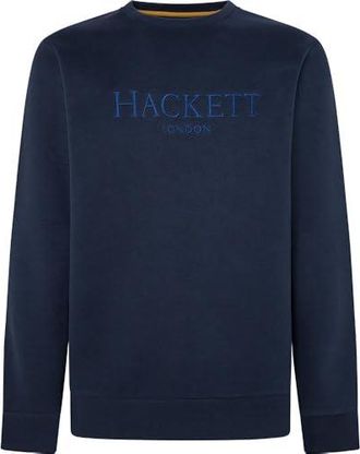 Hackett Heritage Crew Maillot de survêtement, Bleu (Midnight), L Homme