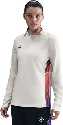Nike United Academy Sweatshirt f&uuml;r Damen, Dri-FIT, Regul&auml;r, Raglan&auml;rmel (Beige)