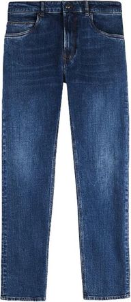 Fay Homme, Jeans, Bleu, Taille: W32 5 Tasche Original Jeans Slim-fit