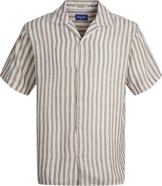 Jack & Jones Jornoto Stripe Resort Shirt Ss Sn