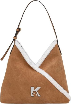 Karl Lagerfeld Petit sac &agrave; main Geo - Femme - Sacs - Brun - Taille: ONE Size