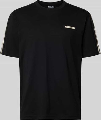 Emporio Armani Regular Fit T-Shirt mit Logo-Patch