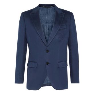 Billionaire Boys Club Homme, Vestes, Bleu, Taille: 2XL Blazer Crest