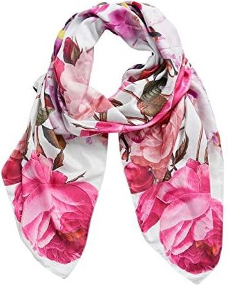 Desigual Femme Fou_flores Lacroix Maxi Ca charpe de mode, Rouge, Taille unique EU