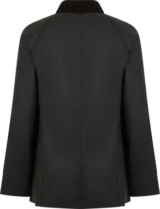 Barbour Waxed Cotton Coat - Green