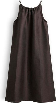 OPUS Tr&auml;gerkleid WIDALA LINEN mit Leinenstruktur Schmale Tr&auml;ger und Kordel f&uuml;r leichte Sommerlooks