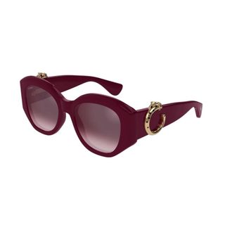 Cartier Ct0502S 004 Sonnenbrille - - Accessories - Damen - Rot - 53 MM