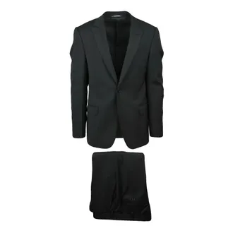 Emporio Armani Homme, Costumes, Noir, Taille: S Costume Giaca Stondata