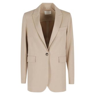 Circolo 1901 Femme, Vestes, Beige, Taille: 36 FR Blazer Fleece