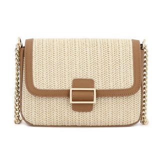Kazar Kleine klassische Handtasche aus Bast - - Bags - Damen - Beige - ONE SIZE