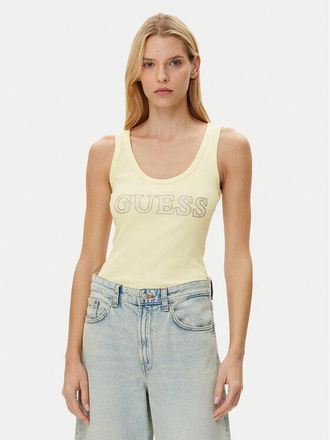 Guess Top W5GP29 KA0H1 Gelb Regular Fit