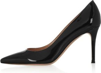 EDEFS Escarpins Femme - Chaussures &agrave; Talons Hauts - Bout Pointu ferm&eacute; - Classique Bureau Soiree - Noir - Taille 37