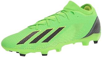 adidas Unisex X Speedportal.3 Firm Ground Soccer Shoe, Solar Green/Solar Red/Solar Yellow, 9 US Men