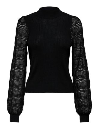 Only Onlannelina Ls Highneck Knit