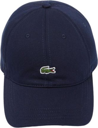 Lacoste Homme, Accessoires, Bleu, Taille: ONE Size Cotton Twill Cap