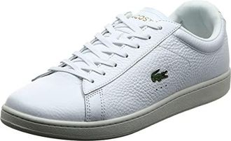 Lacoste Homme Carnaby Evo 0120 2 SMA Baskets, Blanc (WHT/BLK), 46 EU