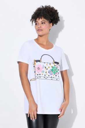 Miamoda T-Shirt T-Shirt A-Linie Taschen-Motiv