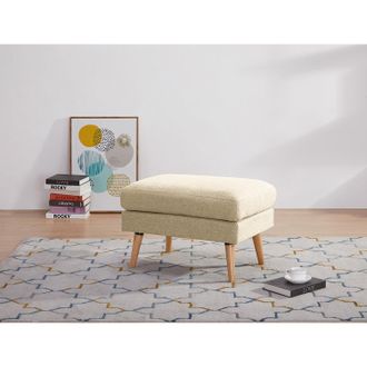 Mørteens home24 Polsterhocker Limeri 72 x 47 x 49cm Beige/Beige Filz Blix: Beige