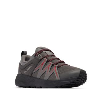 Columbia Herren Peakfreak ROAM Waterproof Low Rise Trekking-und Wanderschuhe, City Grey, Mountain Red, 40 EU