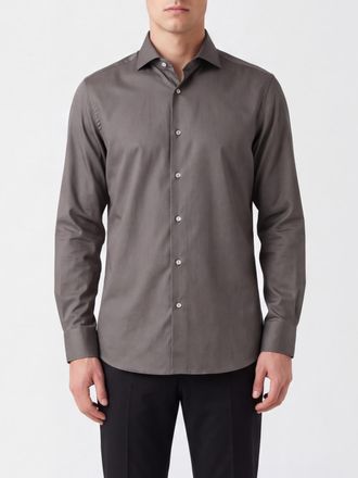 Brunello Cucinelli Hemd Herren Farbe Mud