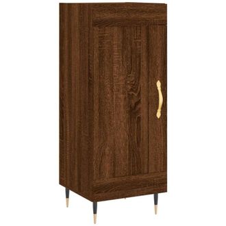 vidaXL Buffet Chêne marron 34,5x34x90 cm Bois dingénierie Vidaxl
