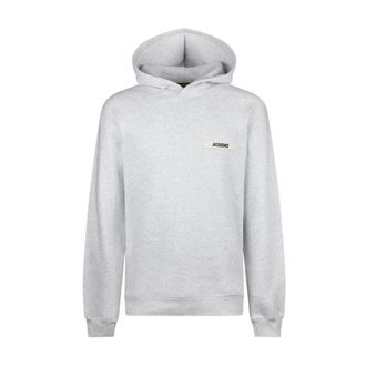 Jacquemus Homme, Sweatshirts et sweats &agrave; capuche, Gris, Taille: XL Gros Grain Sweat &agrave; capuche