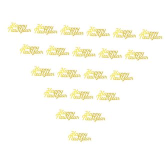 DOITOOL 3 Packungen Neujahrskonfetti Party Pailletten Tischdekoration 15g Pro Packung Buntes Streudeko Zubeh&ouml;r f&uuml;r Silvester Weihnachtsfeier