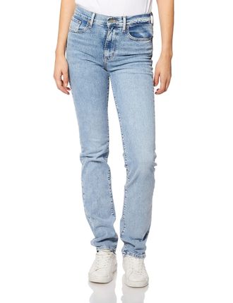 Levi's Damen 724 High Rise Straight Jeans,Spill The Tea,24W / 28L