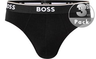HUGO BOSS Herren Slips schwarz Baumwolle unifarben