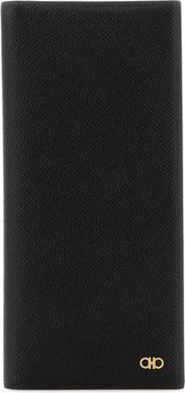 Ferragamo Homme, Accessoires, Noir, Taille: ONE Size Porte-cartes en cuir
