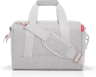 Reisenthel allrounder M twist sky rose - Vielseitige Doktortasche für Reise, Arbeit und Freizeit - Mit praktischer Trolley-Aufsteckfunktion