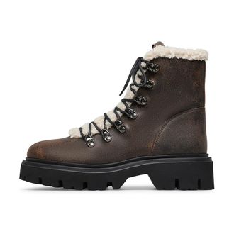 Loriblu Combat Ankle Boots - - Shoes - Damen - Braun - 35 EU